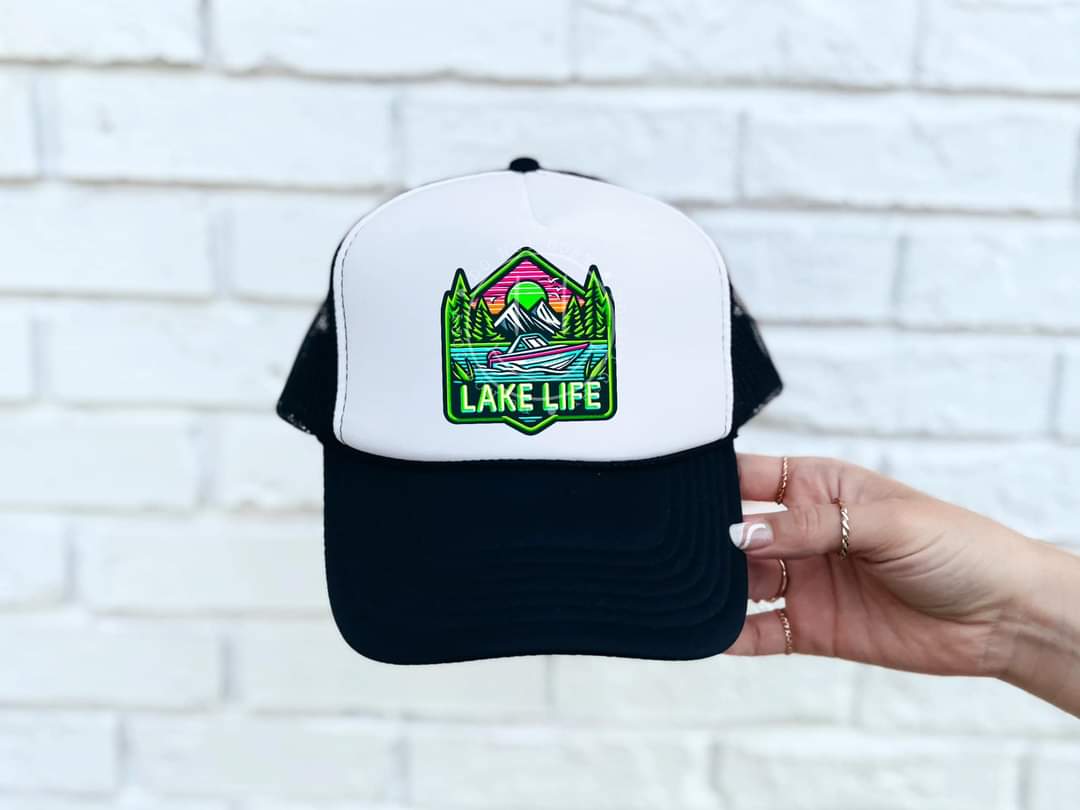 Lake Life -Hat Transfer (TE) – Raising Wildflower's Wholesale